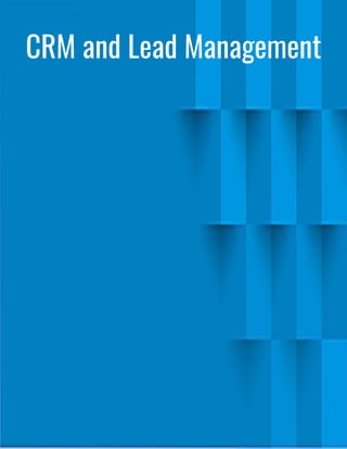 Crm and lead management | PDF