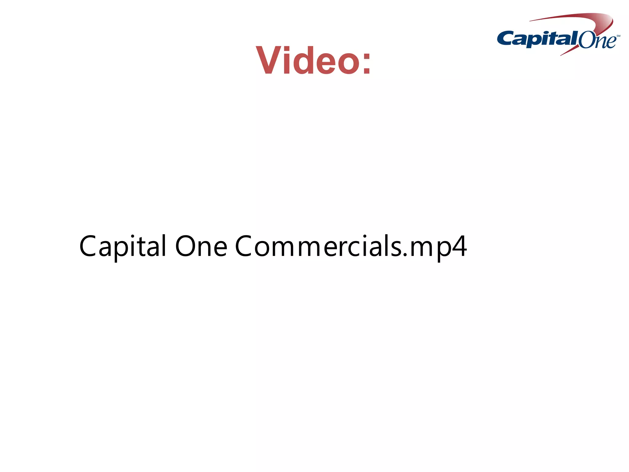 CRM at capital one | PPT