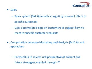 CRM at capital one | PPT