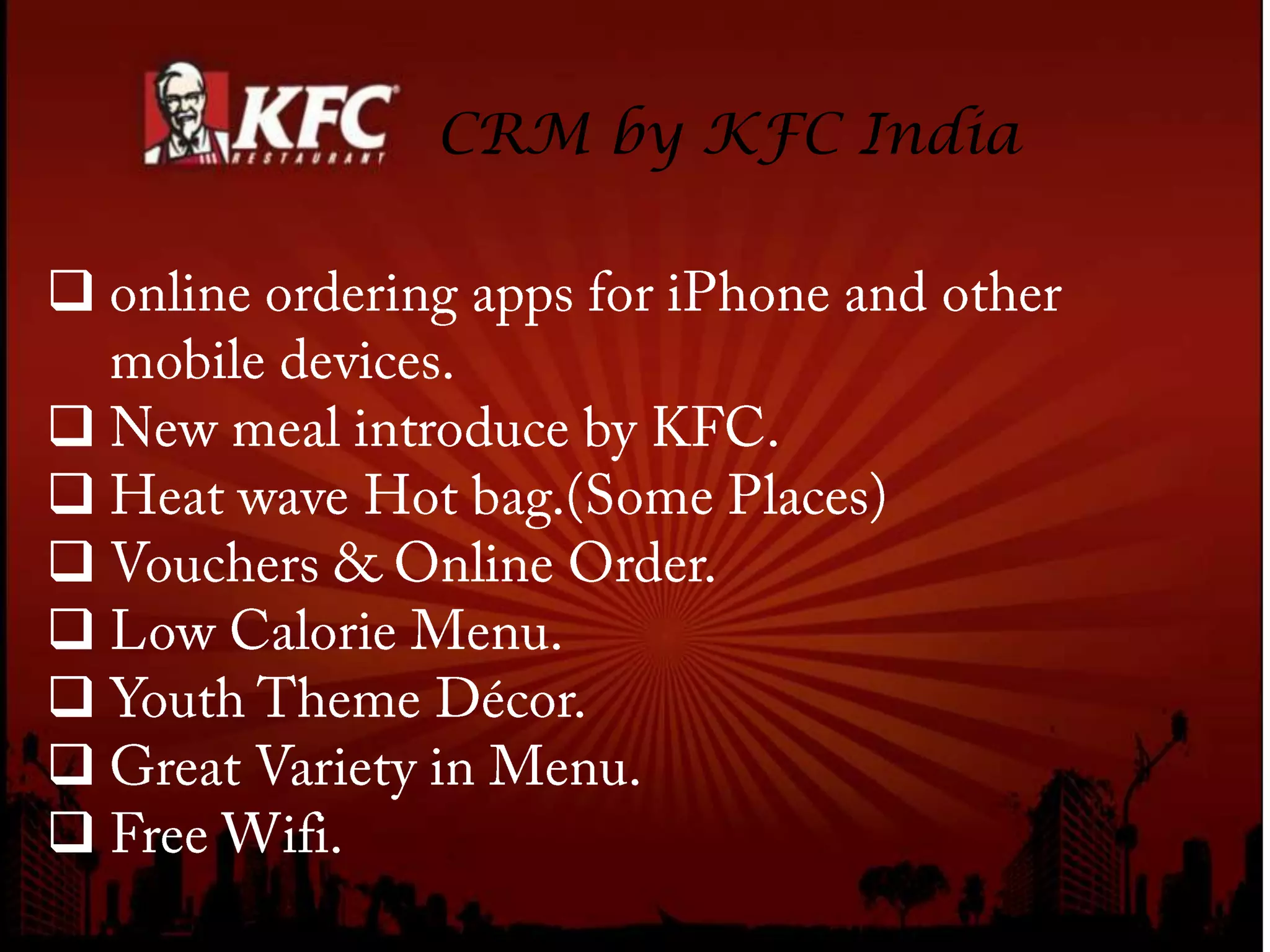 Crm by kfc | PPT