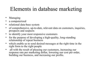 American Airlines database marketing for customer acquisition. | PPT