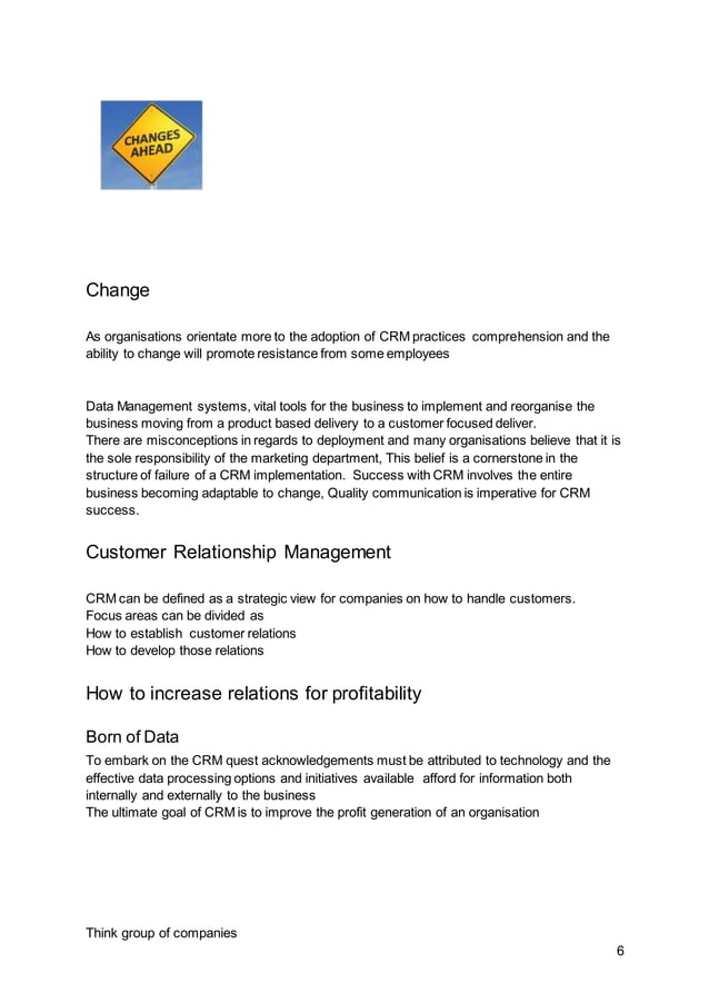 Crm case study | PDF