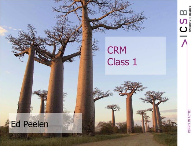 Crm class 1 2012 | PPT