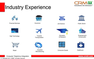 CRM++ Computer Telephony Integration for Oracle Cloud Solution | PPT ...