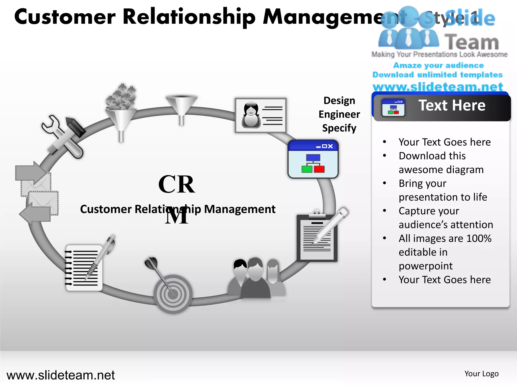 Crm Customer Relationship 2 Powerpoint Presentation Slides Ppt