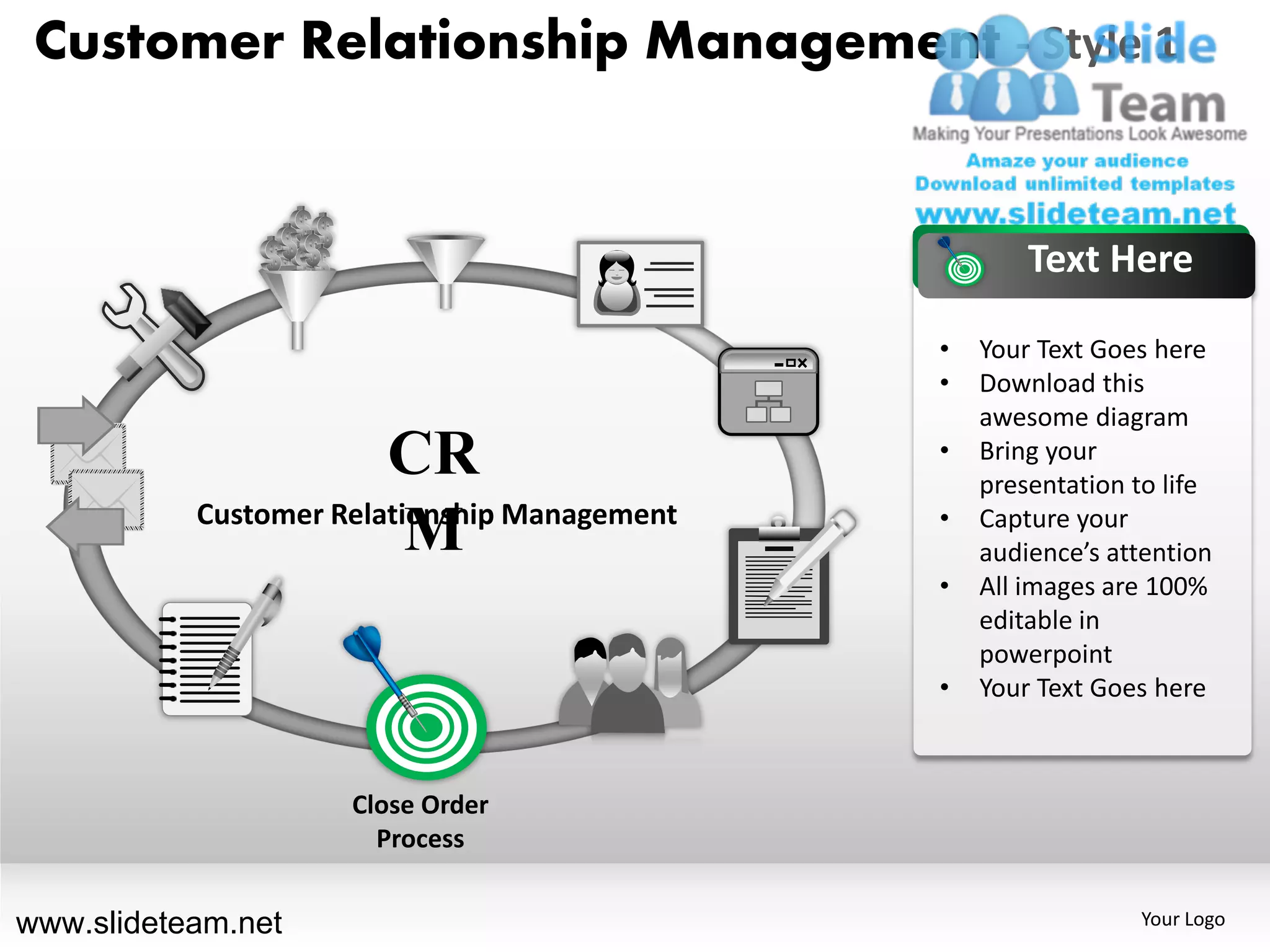 Crm Customer Relationship 2 Powerpoint Presentation Slides Ppt