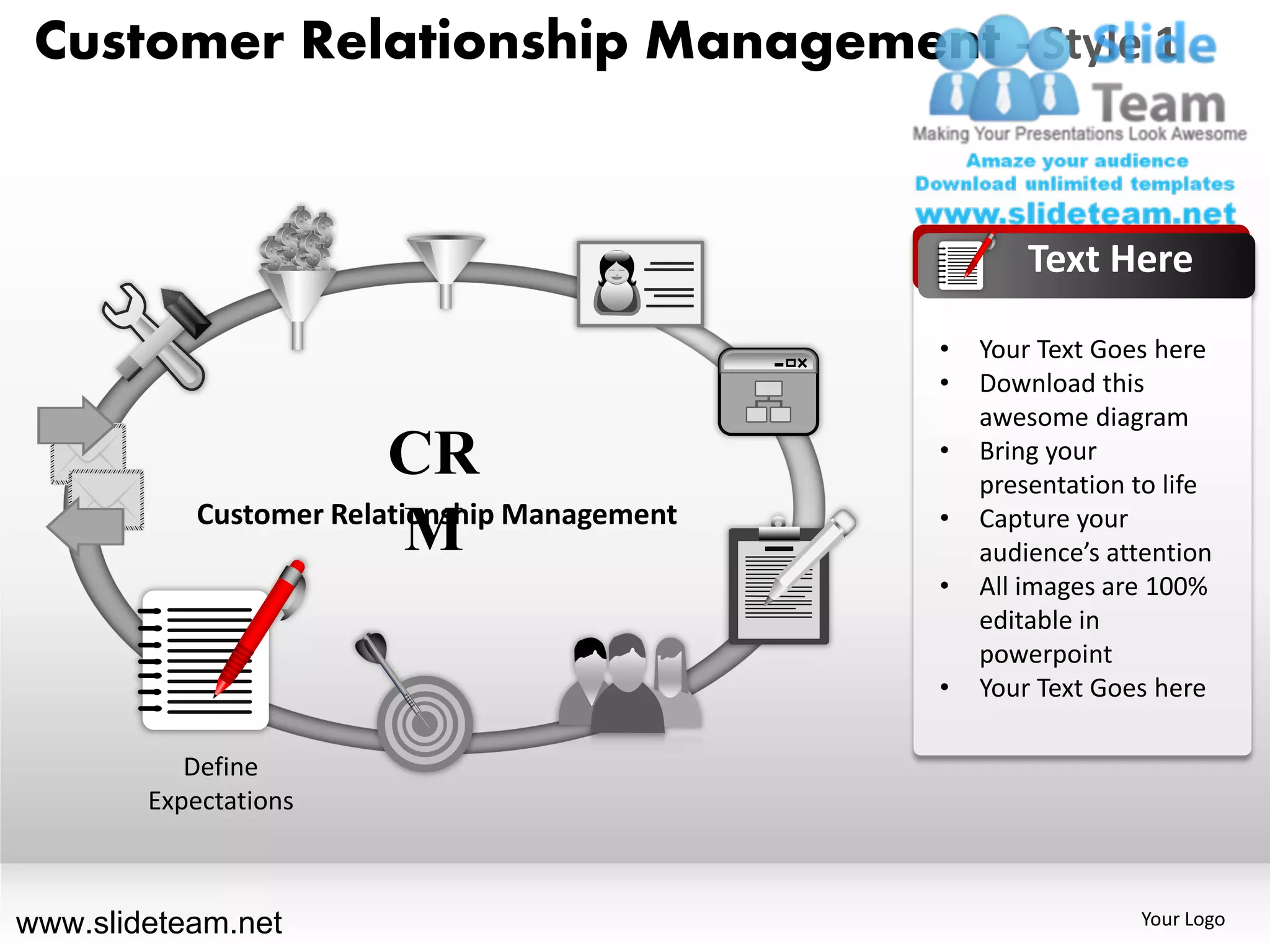 Crm Customer Relationship 2 Powerpoint Presentation Slides Ppt