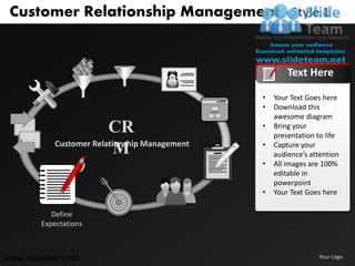 Crm customer relationship management style design 2 powerpoint ...