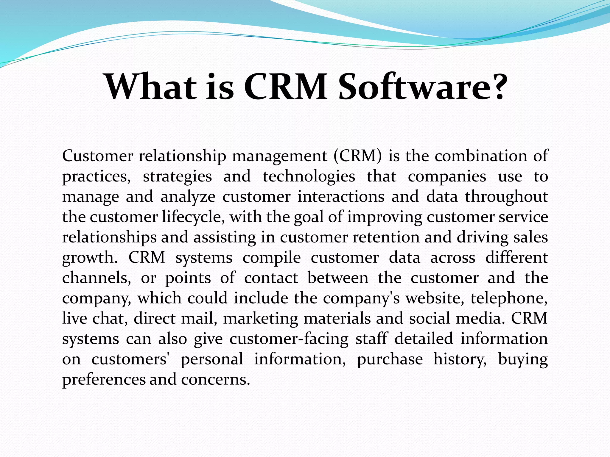 Crm customization in chicago | PPT