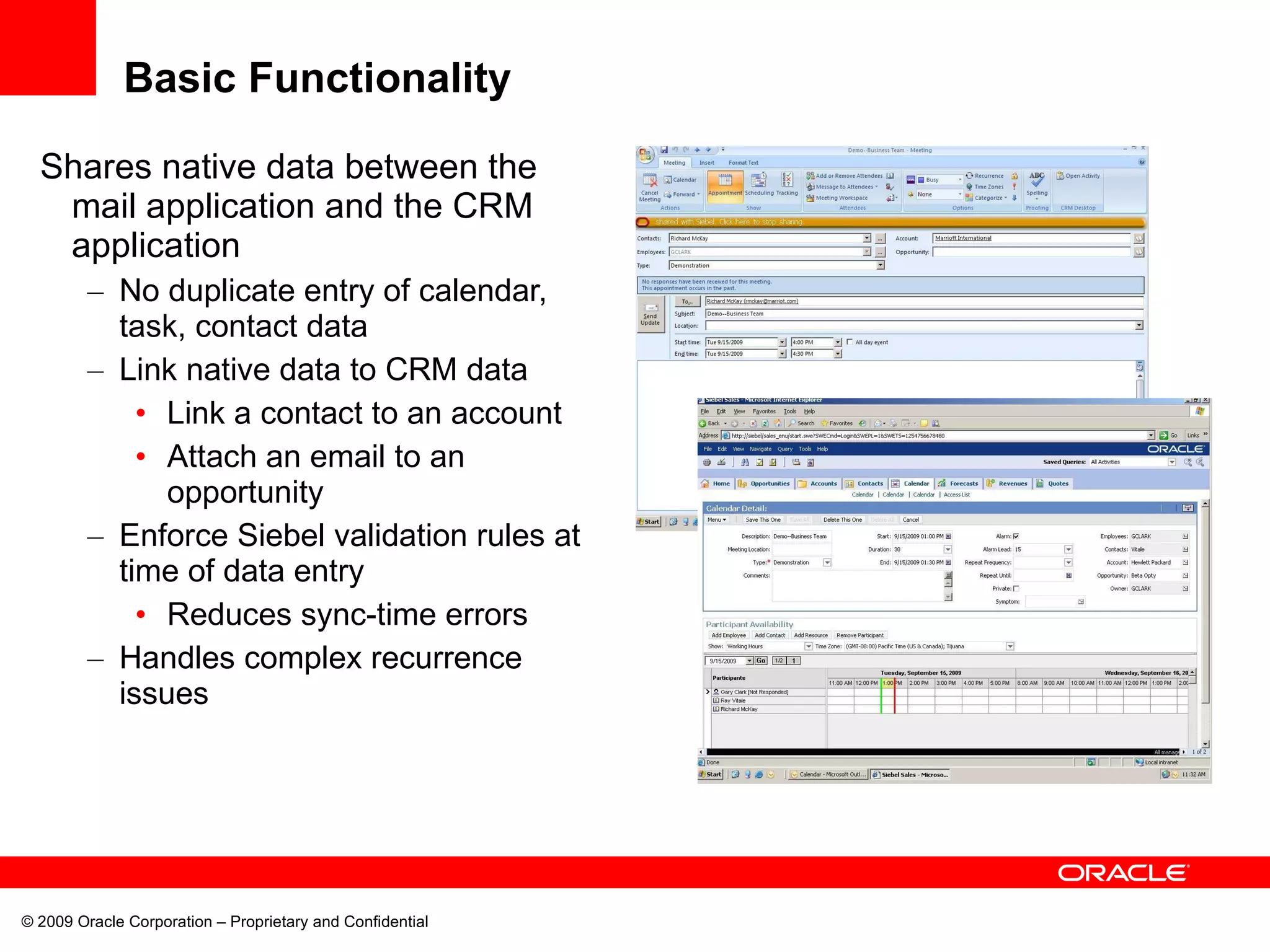 Oracle Siebel CRM Desktop | PPT