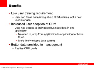 Oracle Siebel CRM Desktop | PPT