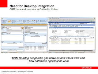 Oracle Siebel CRM Desktop | PPT