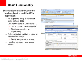 Oracle Siebel CRM Desktop | PPT
