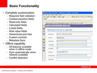 Oracle CRM for Desktop | PPT