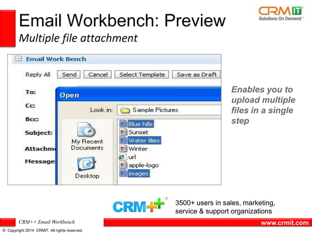 CRM++ Email Integration for Oracle Cloud Solutions | PPTX