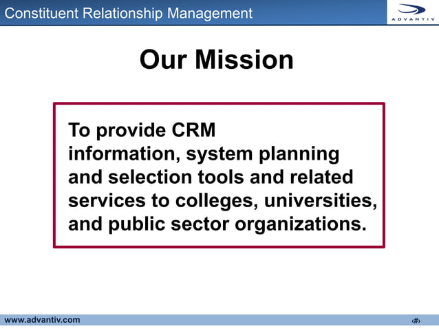 CRM Executive Overview | PPT