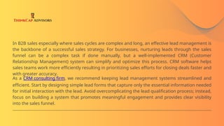 CRM for Lead Management: Prevent Lead Leakage and Enhance Sales Efficiency | PPT