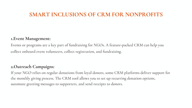 Best CRM Software for nonprofits | QR Solutions | PPT