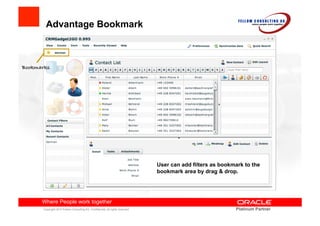 Crm gadget 2 go Features | PDF