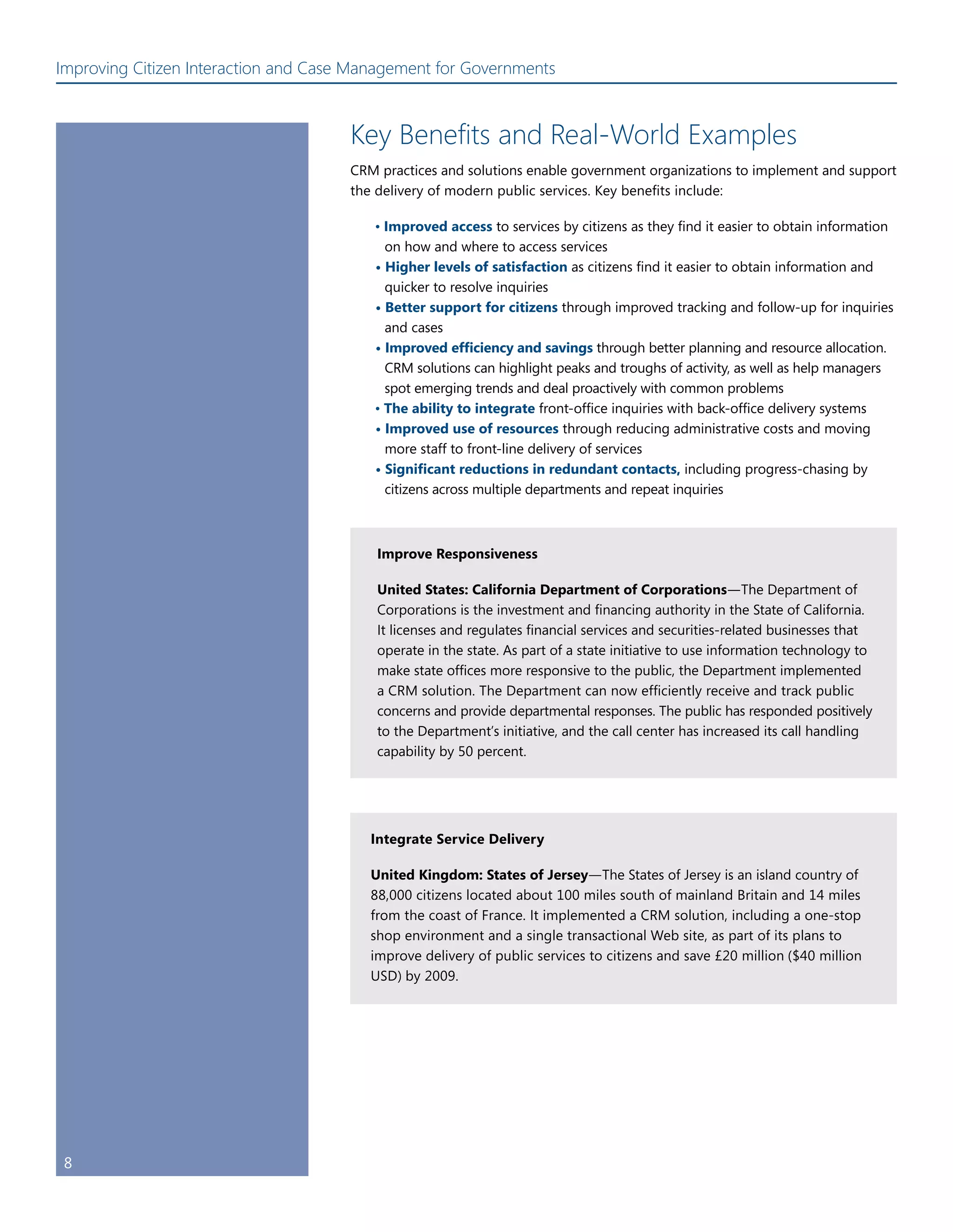 Citizen interaction and case management | PDF