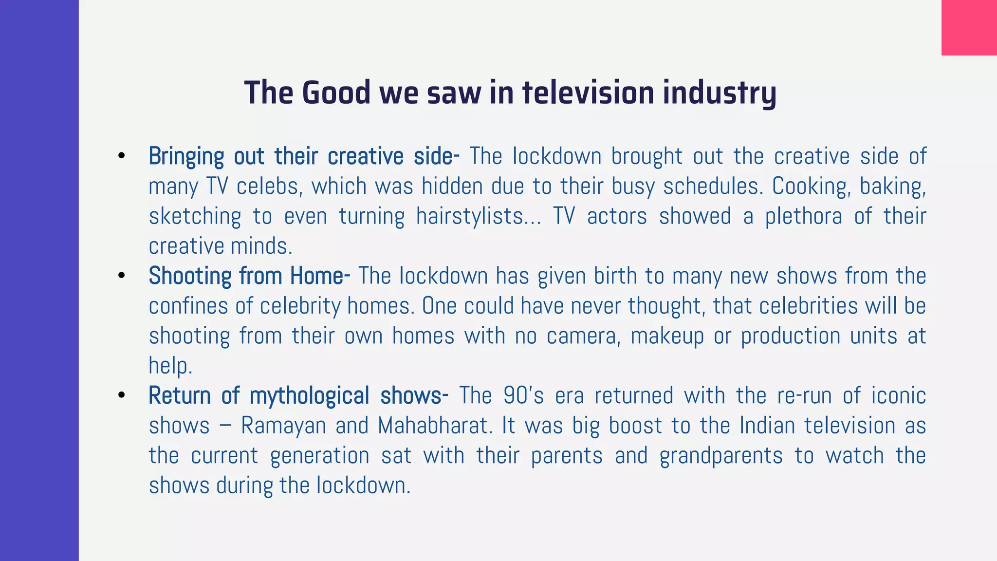 Television Industry before and after COVID 19 | PPT