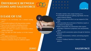 Presentation on CRM - Zoho & Salesforce.pptx