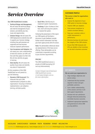 CRM Healthcheck | PDF