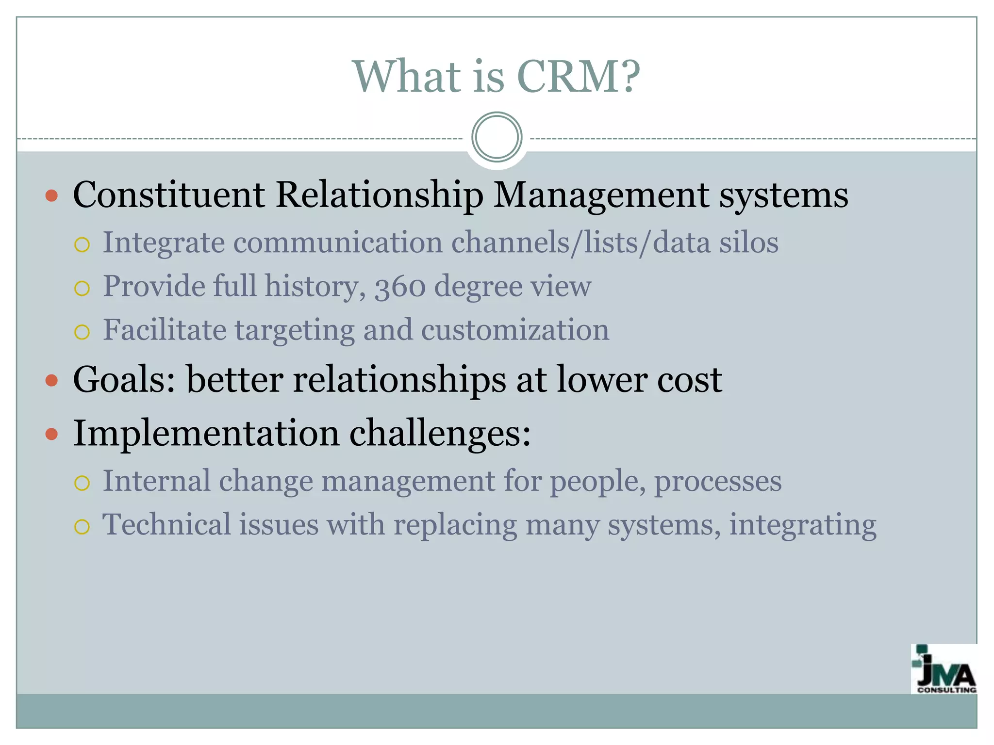 CRM Implementation | PPTX
