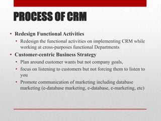 Crm implementation in insurance sector | PPTX