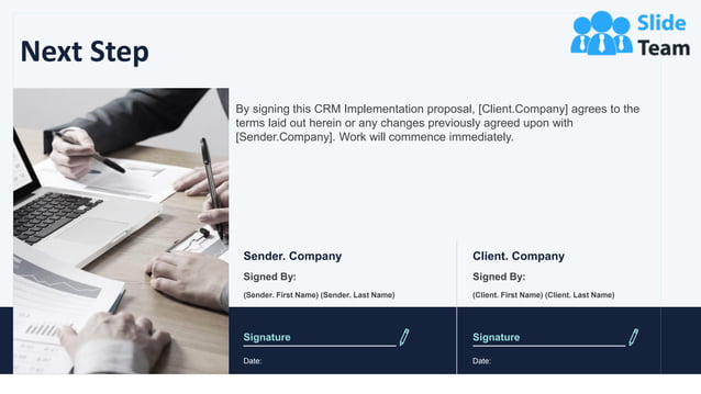 CRM Implementation Proposal Template PowerPoint Presentation Slides | PPT