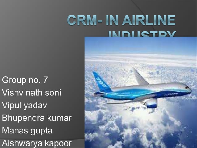 Crm in airlines | PPTX