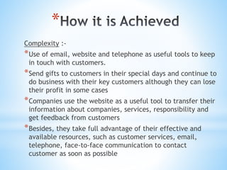 Customer Relationship Management in freight forwarding | PPTX