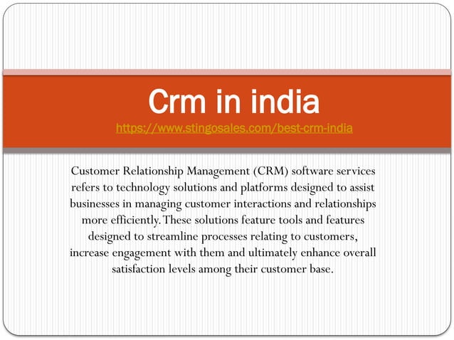 Crm in india best crm software india.pptx