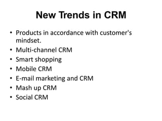 Crm in retail industry | PPTX