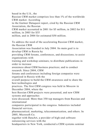 CRM in Russia and US .docx