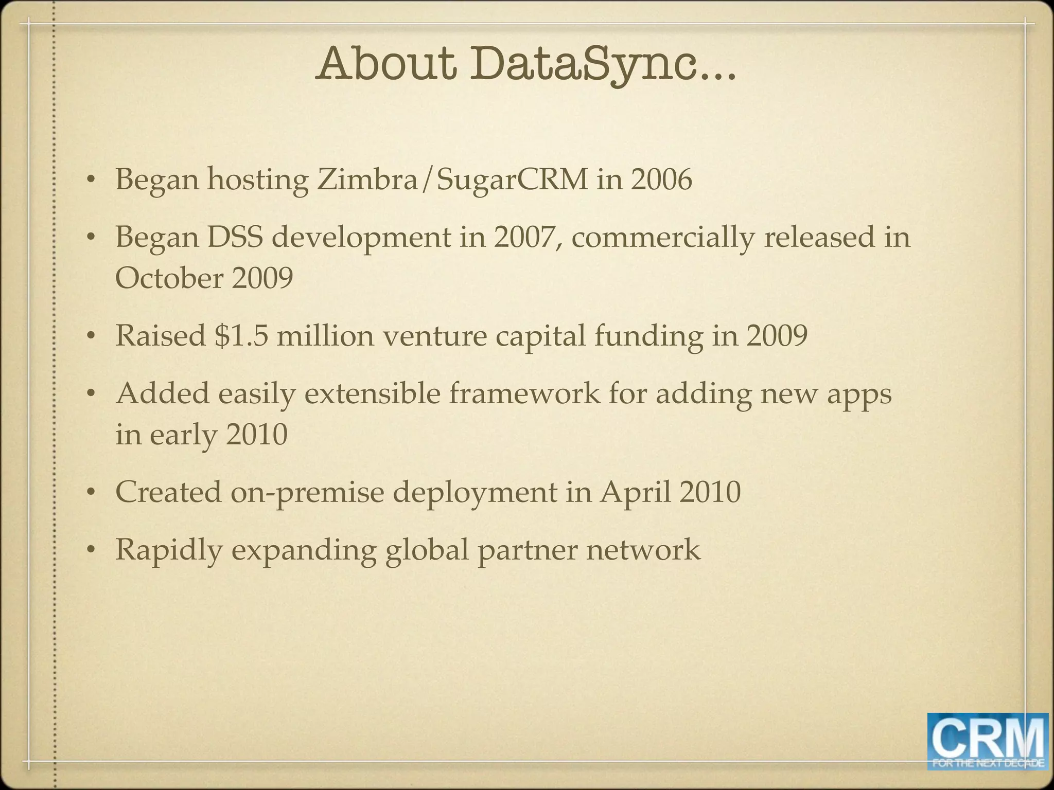 CRM Ireland Slide Deck | KEY