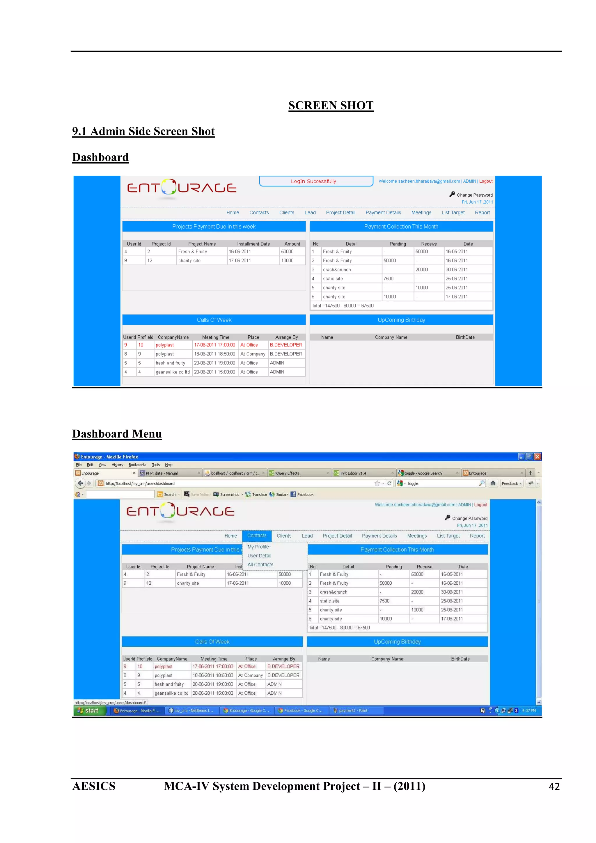 Customer Relationship Management Module Project Report | PDF