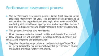 CRM Multichannel integration process & IT & Performance assessment ...