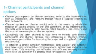 CRM Multichannel integration process & IT & Performance assessment ...