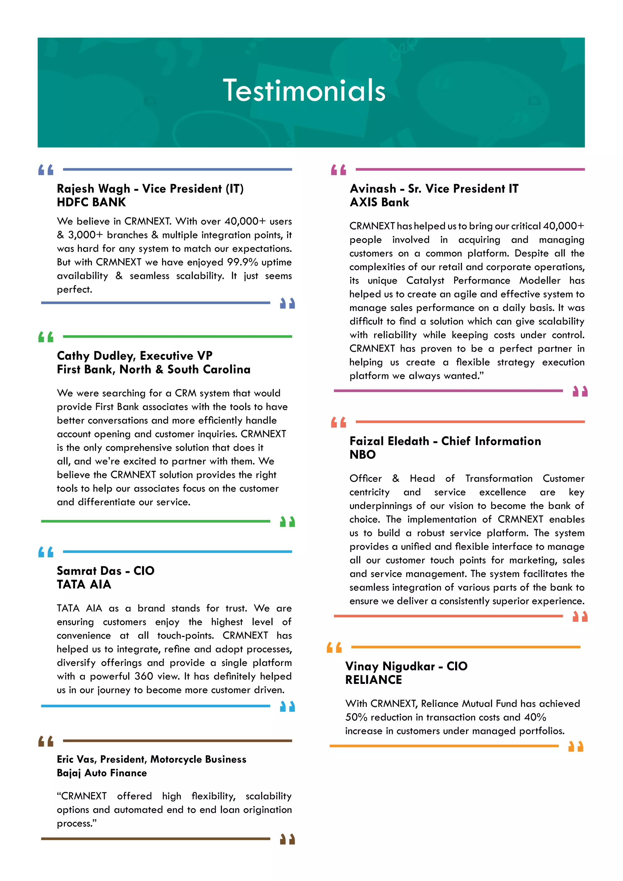 CRMNEXT company profile 2019 | PDF