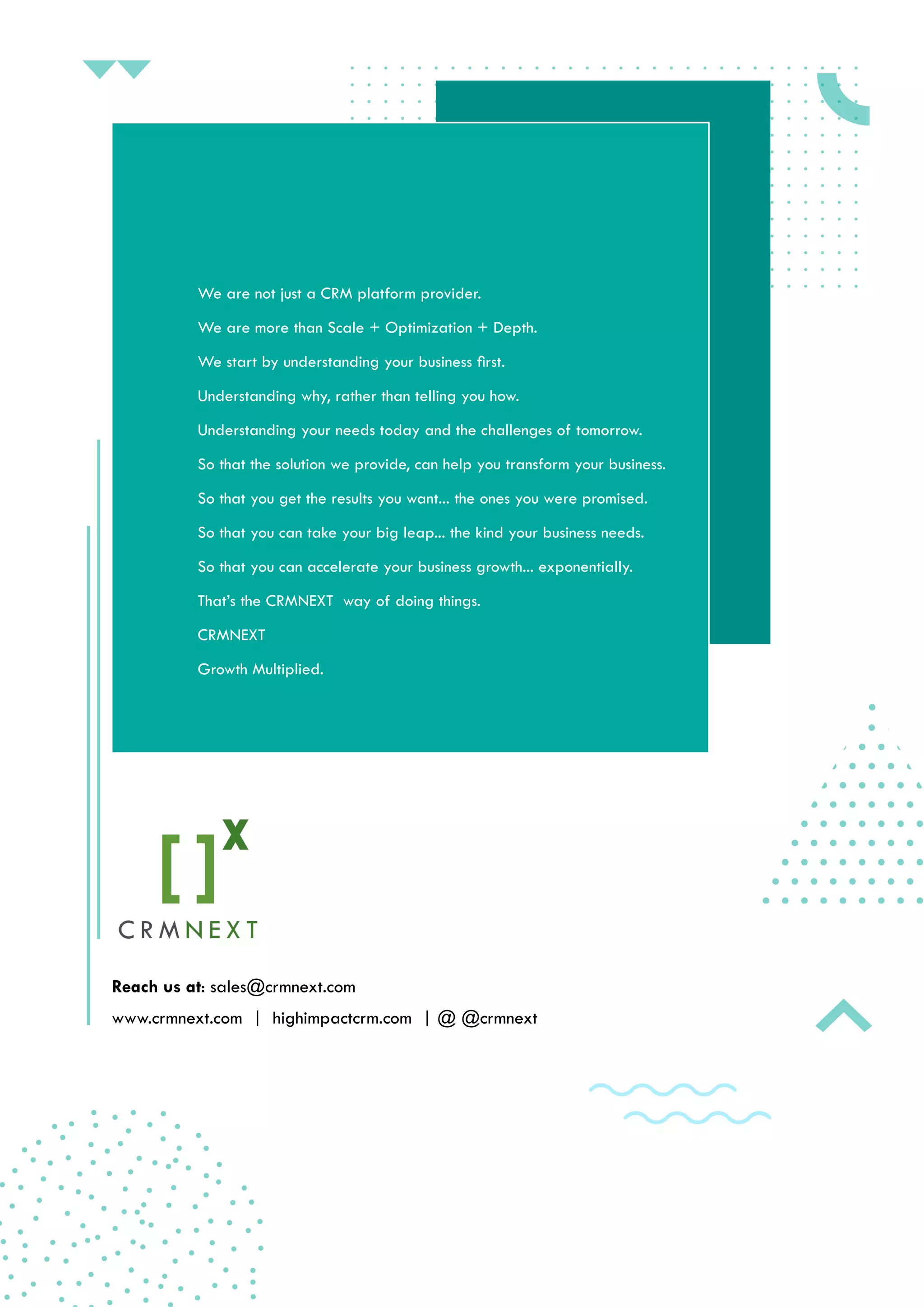 CRMNEXT company profile 2019 | PDF