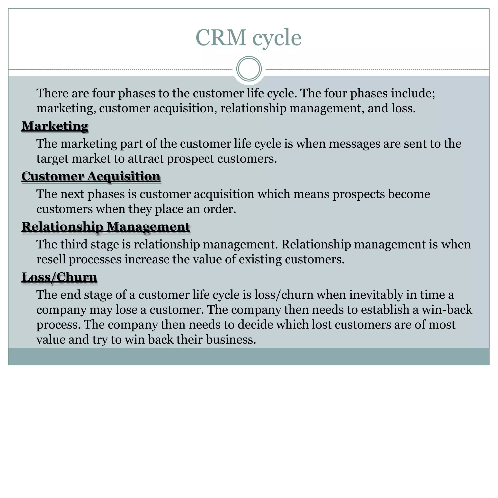 Customer Relationship Management | PDF