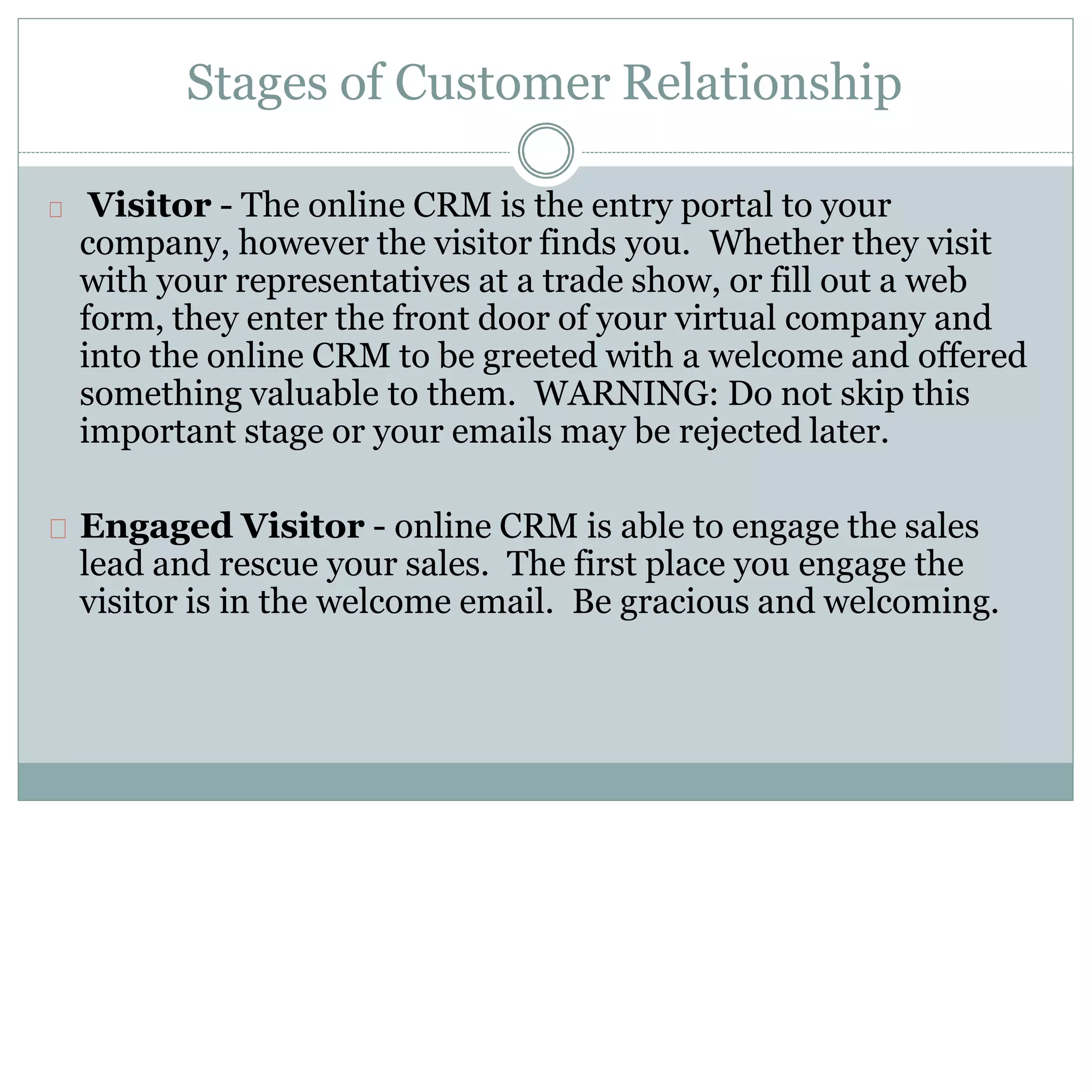 Customer Relationship Management | PDF