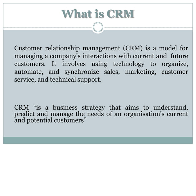 Customer Relationship Management | PDF