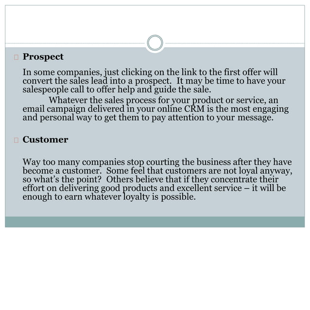 Customer Relationship Management | PDF