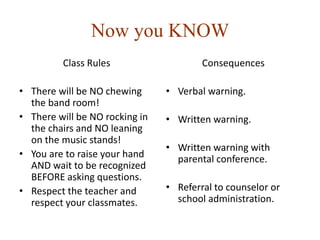 First Day of School - Classroom Management & Discipline | PPTX | Music ...