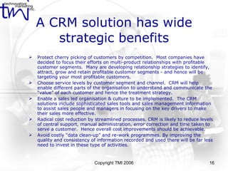 CRM Overview | PPT