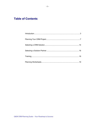 Crm planning guide | PDF