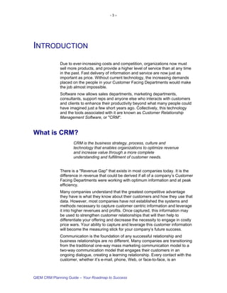 Crm planning guide | PDF