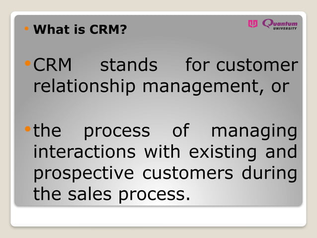 CRM PPT -1.pptxon crm rules good ppt on crm | PPT